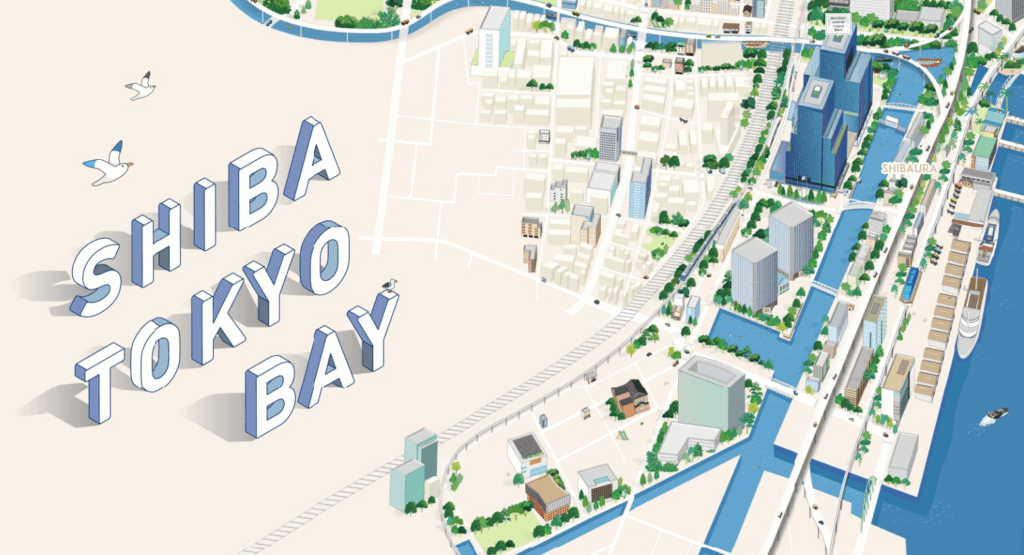 東京都港区にて「SHIBA TOKYO BAY MAP」が公開 - Stroly for Business